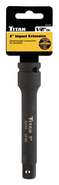 Titan 42145 5-Inch Impact Socket Extension Bar 1/2-Inch Drive - Walmart.com