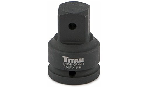 Titan 42358 3/4in F to 1in M Impact Socket Adaptor TTN-42358 - Walmart.com