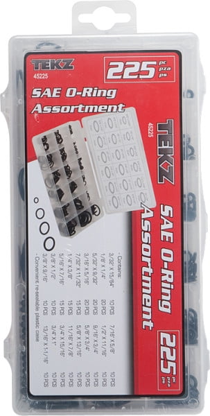 Titan 45225 SAE O-Ring Assortment - 225 Piece - Walmart.com
