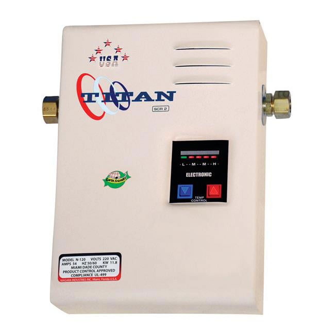 Titan 4561502 Electric 240 V Titan SCR2 Digital Tankless Water Heater ...