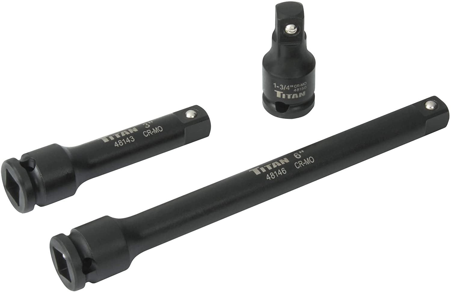 Titan 48140 3/8" Drive Impact Socket Extension Set - Walmart.com