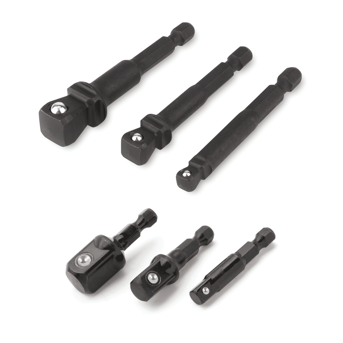 Titan 6 pc. Stubby and Wobble Socket Adapter Set - Walmart.com