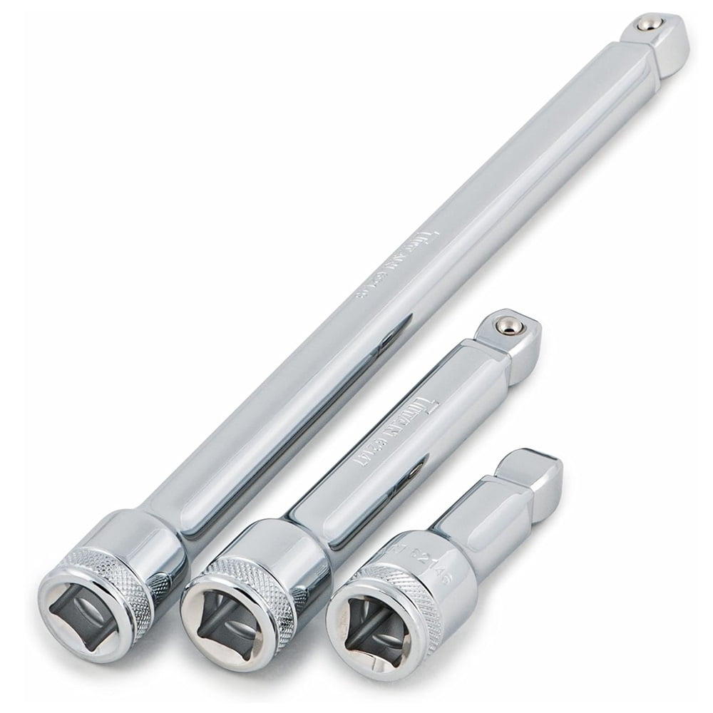 Titan 62141 3-Piece 1/2-Inch Drive Wobble Socket Extension Set ...