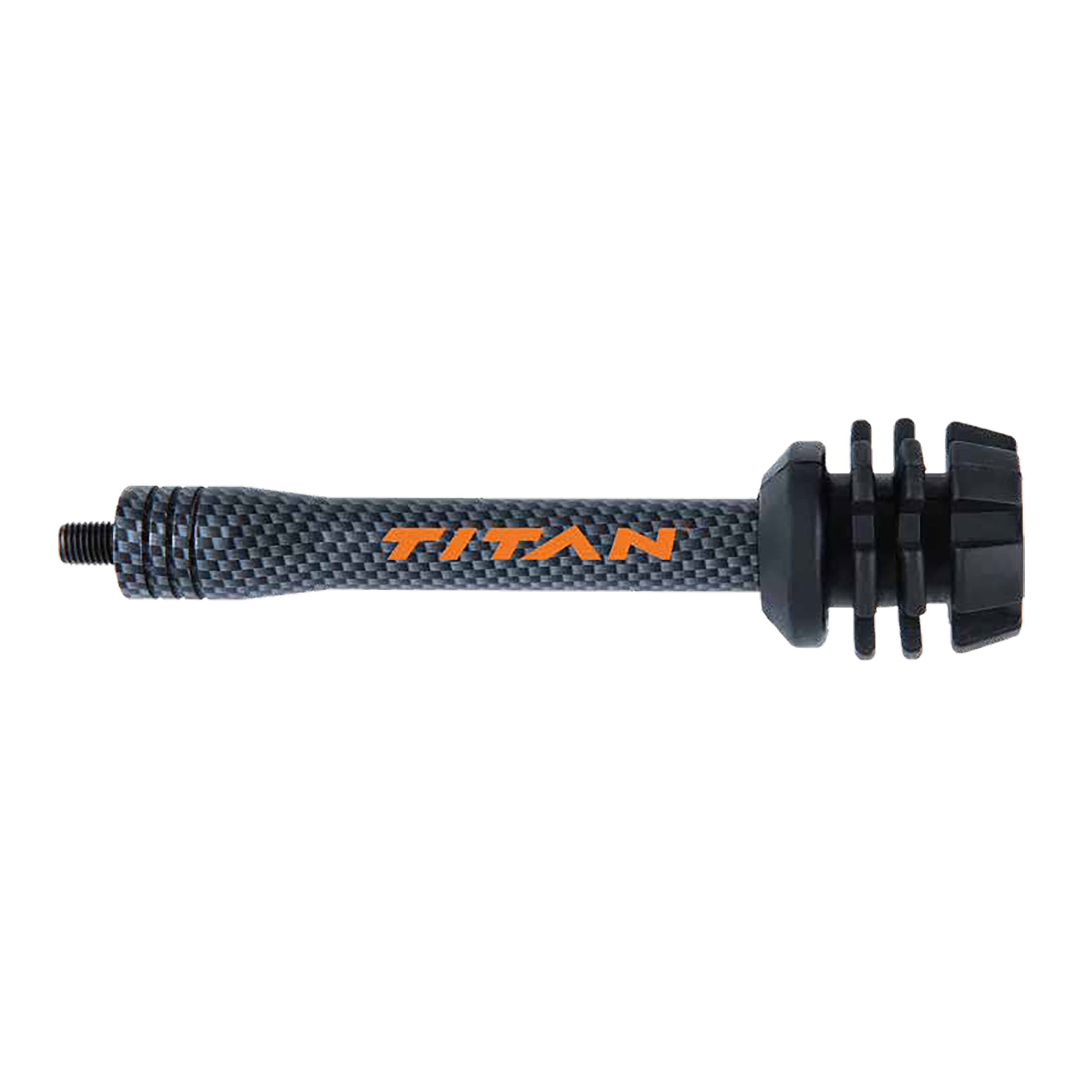 Titan Archery Carbon Fiber Compound Bow Stabilizer 0.45 lbs, Black, Vibration Dampen, Shock-Free ...