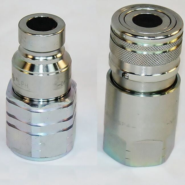 Titan Attachments 1/2" Flat Face Hydraulic Quick Connect Coupler NPT ...