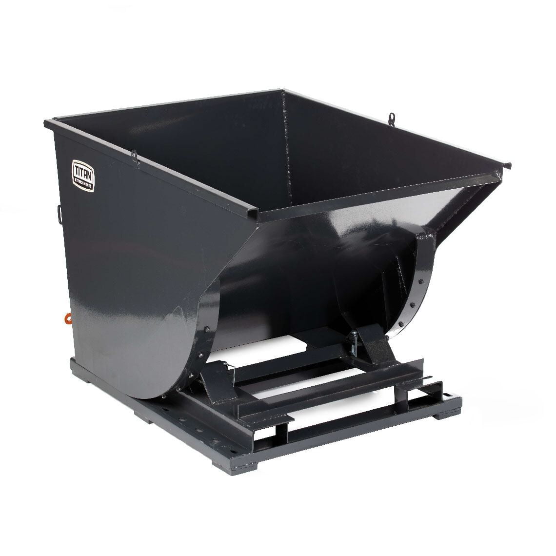Titan Attachments 1 Cu. Yd Self-Dumping Hopper, Fork Lift Operated ...