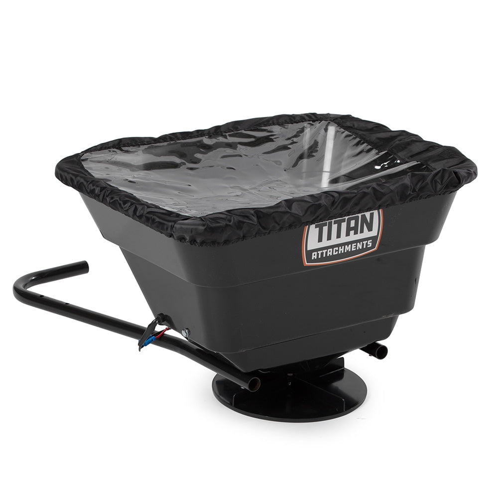 Titan Attachments ATV/UTV 12V Broadcast Spreader, 80 LB Load Capacity ...