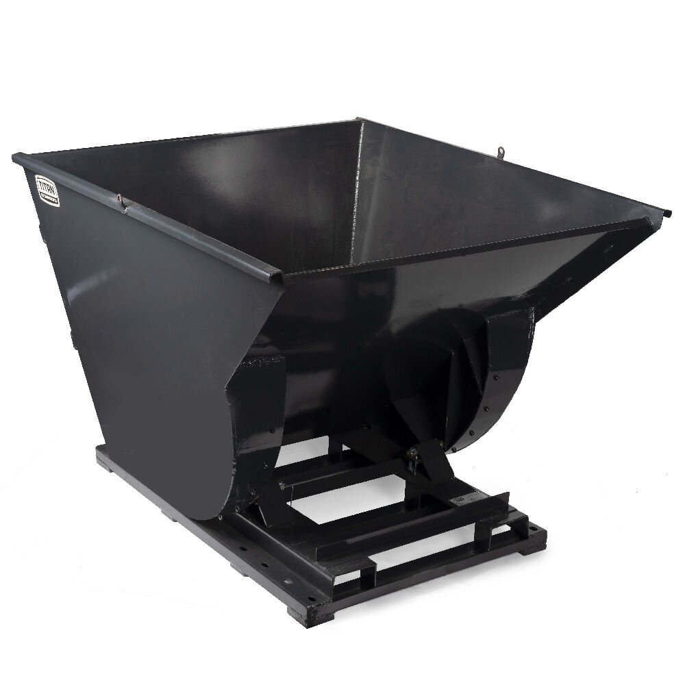Titan Attachments 2 Cu. Yd. Self-Dumping Hopper, Fork Lift Operated ...