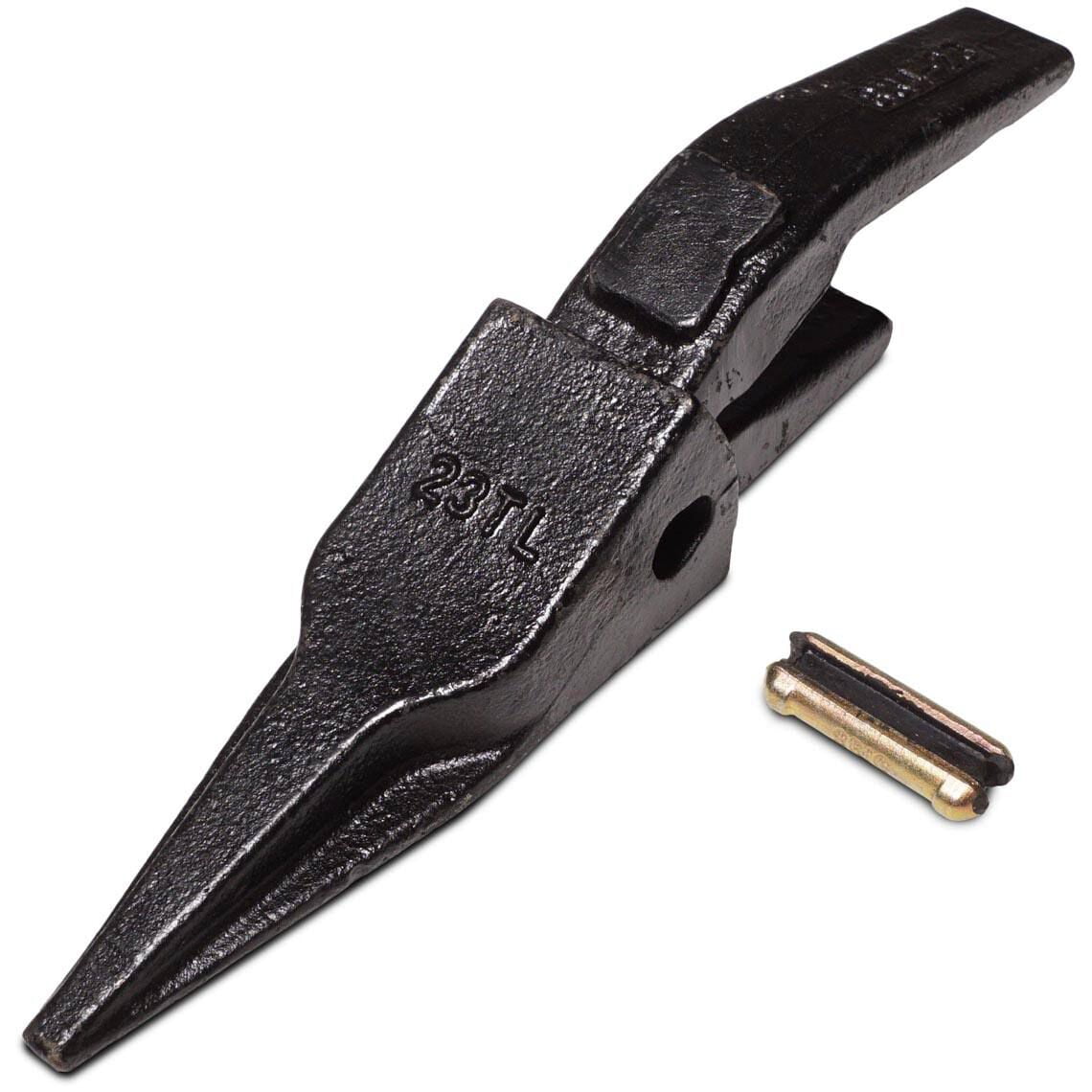 Titan Attachments 23TL Bucket Tiger Tooth Assembly w Weld On Shank ...