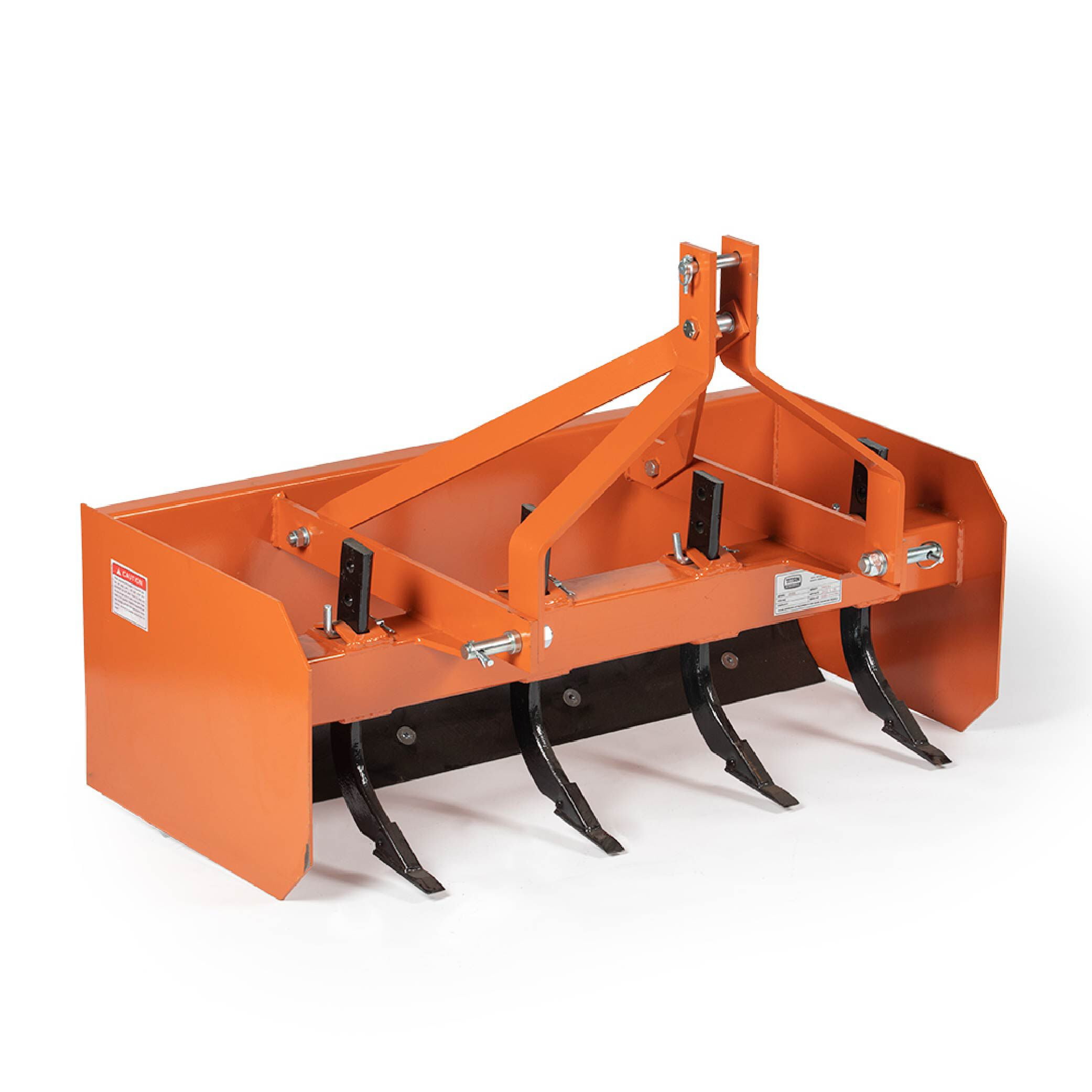 Titan Attachments 3 Point 4FT Rear Box Blade Scraper Grader, Category 0 ...