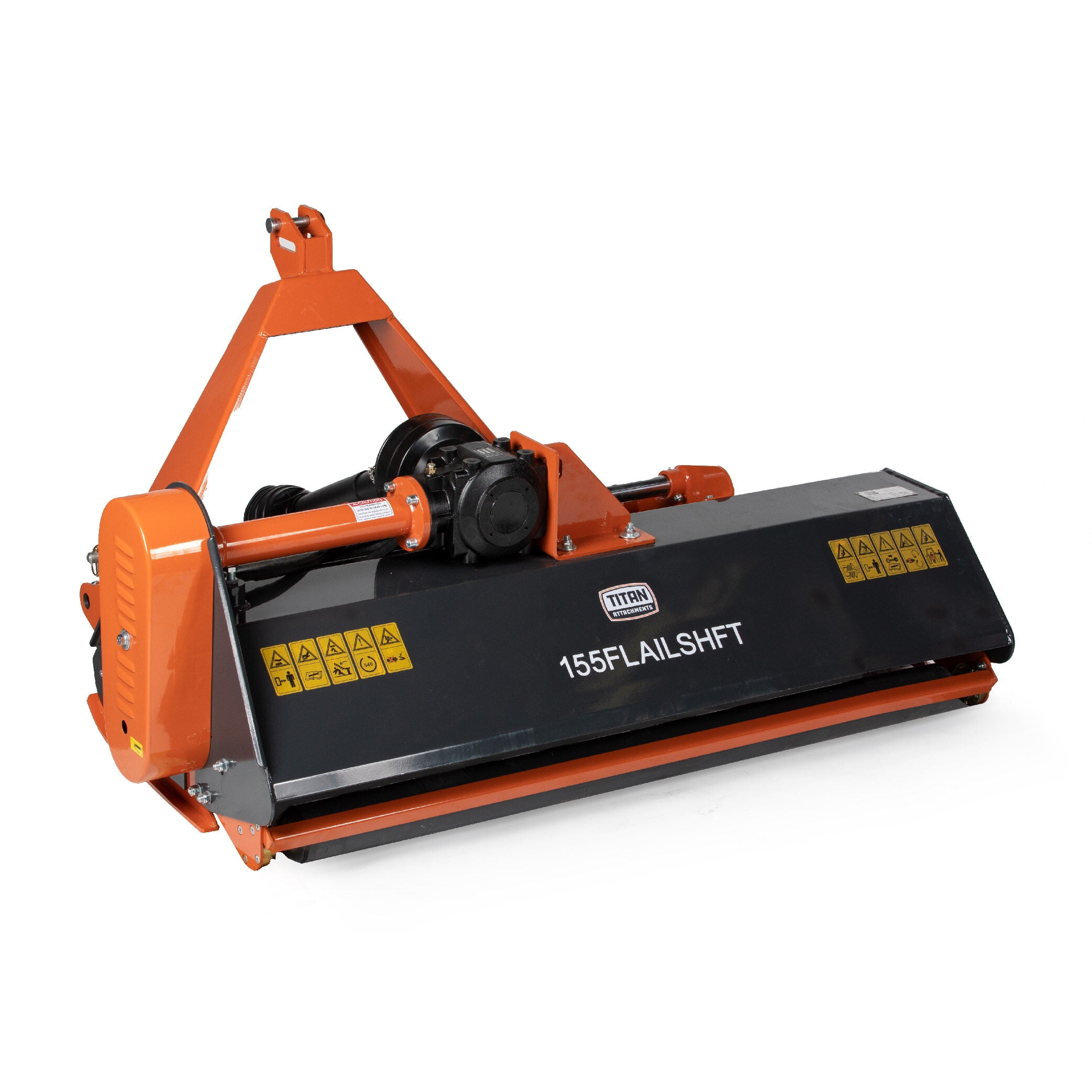 Titan Attachments 3 Point 60in Flail Mower with 16in Hydraulic Side ...