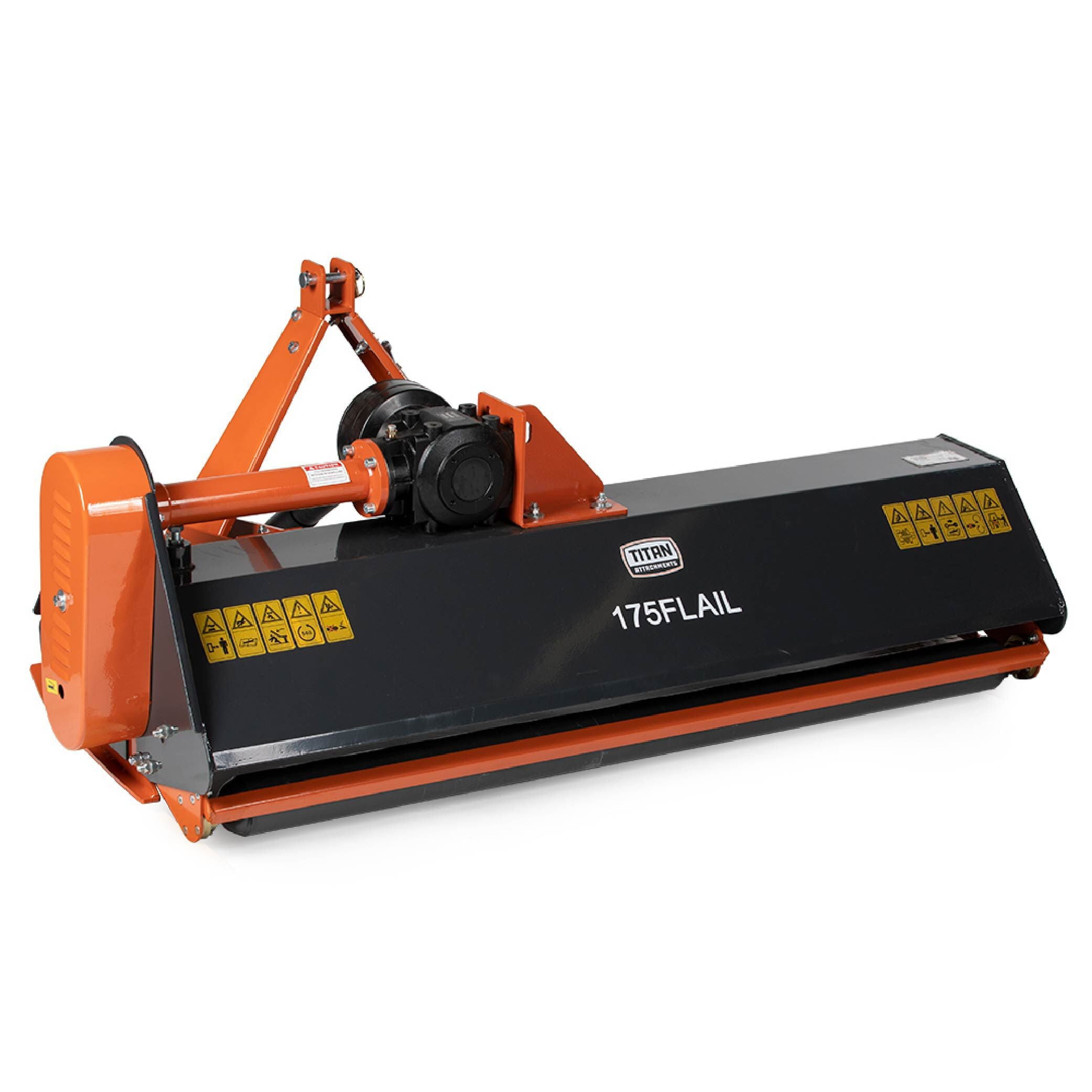 Titan Attachments 3 Point 68" Flail Mower with Replaceable Forged ...