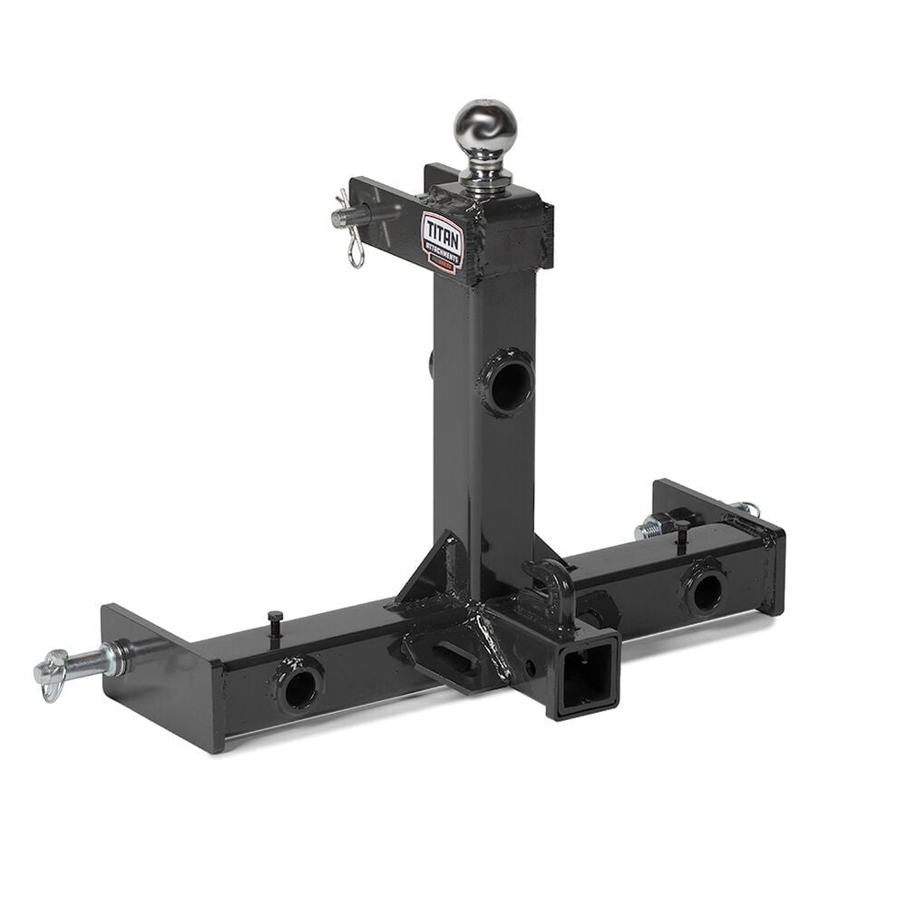 Titan Attachments 3 Point Gooseneck Tractor Trailer Hitch - Fits ...