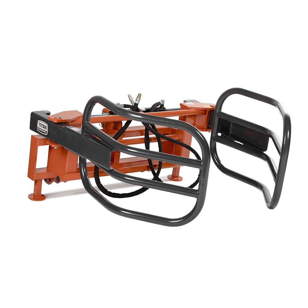 Titan Attachments 3 Point Round Hay Bale Gripper for Cat 1/Cat 2 ...