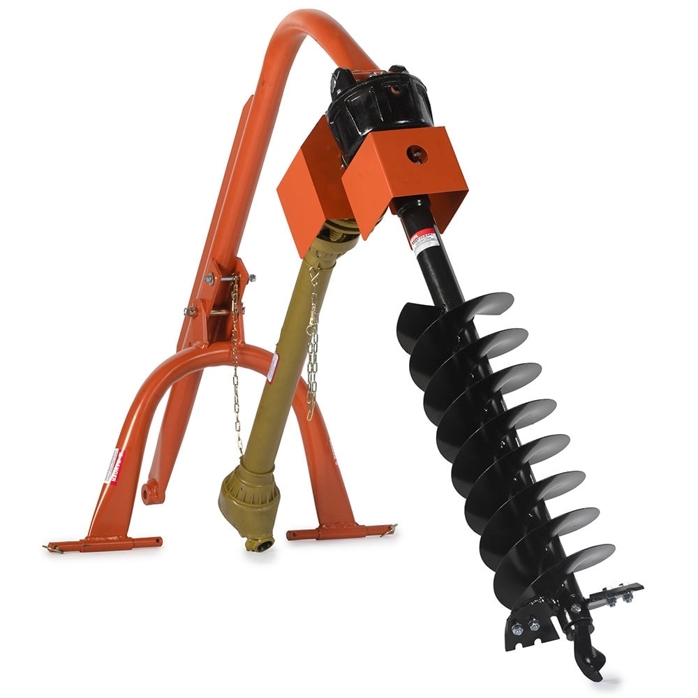 "Titan Attachments 12"" Auger Bit 3-Point Post Hole Digger for 30HP ...