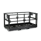 Titan Attachments 4' x 7'8" Mesh Telehandler Work Platform, Two Man ...