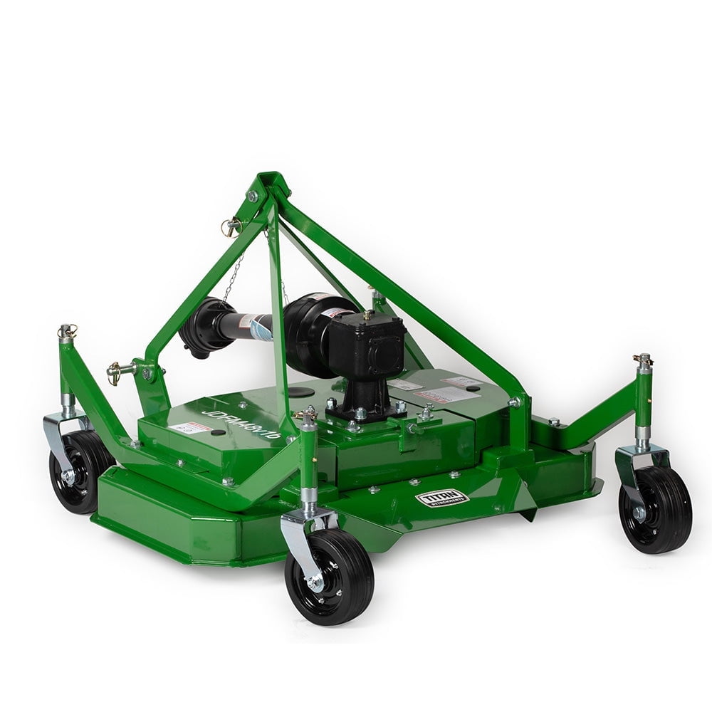 Titan Attachments 48" Rear-Mounted Finish Mower, Cat 1 Tractor ...