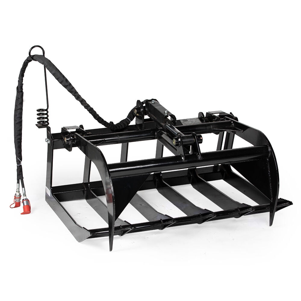 Titan Attachments 48in Economy Skid Steer Root Grapple Bucket ...