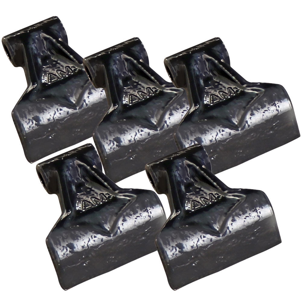 Titan Attachments 5 Pack Replacement Flail Hammer Blades, 3" Wide ...