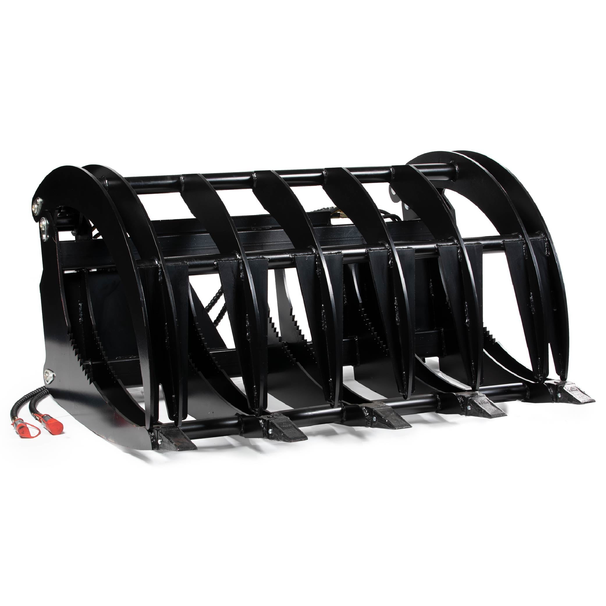 "Titan Attachments 60"" Extreme Skid Steer Root Grapple Rake for Lawn ...
