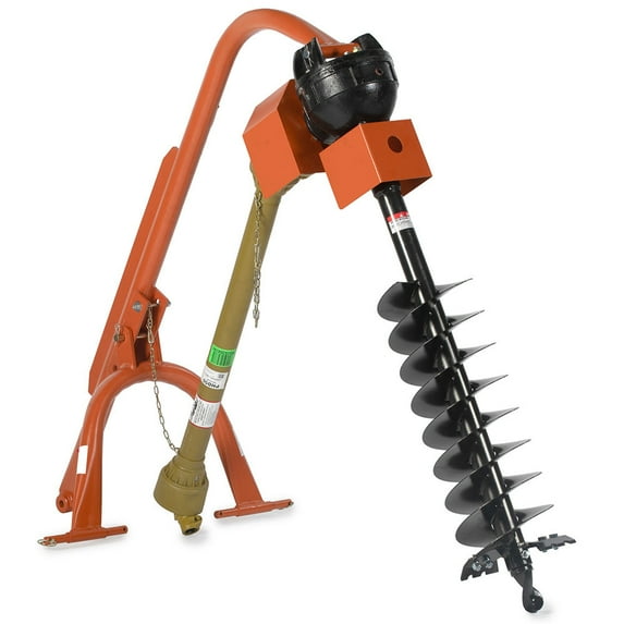 Titan Attachments 60 HP 3 Point Post Hole Digger with 9in Auger ...