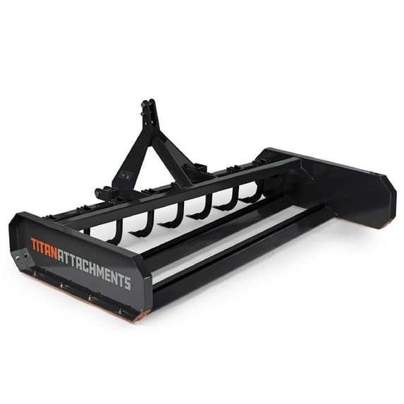 Titan Attachments 7 FT Land Leveler Tractor Attachment, Durable Steel ...