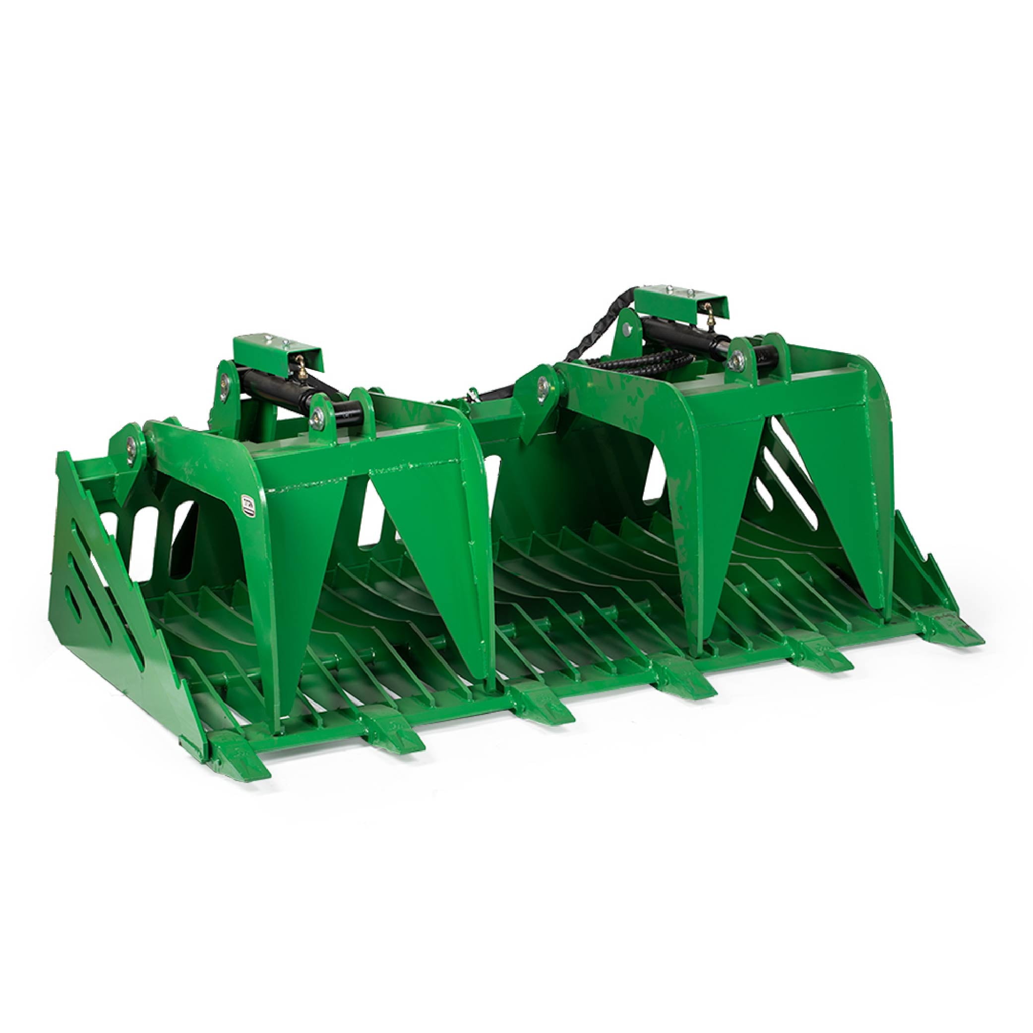 Titan Attachments 72in Fine Grade Rock Grapple Skeleton Bucket with ...