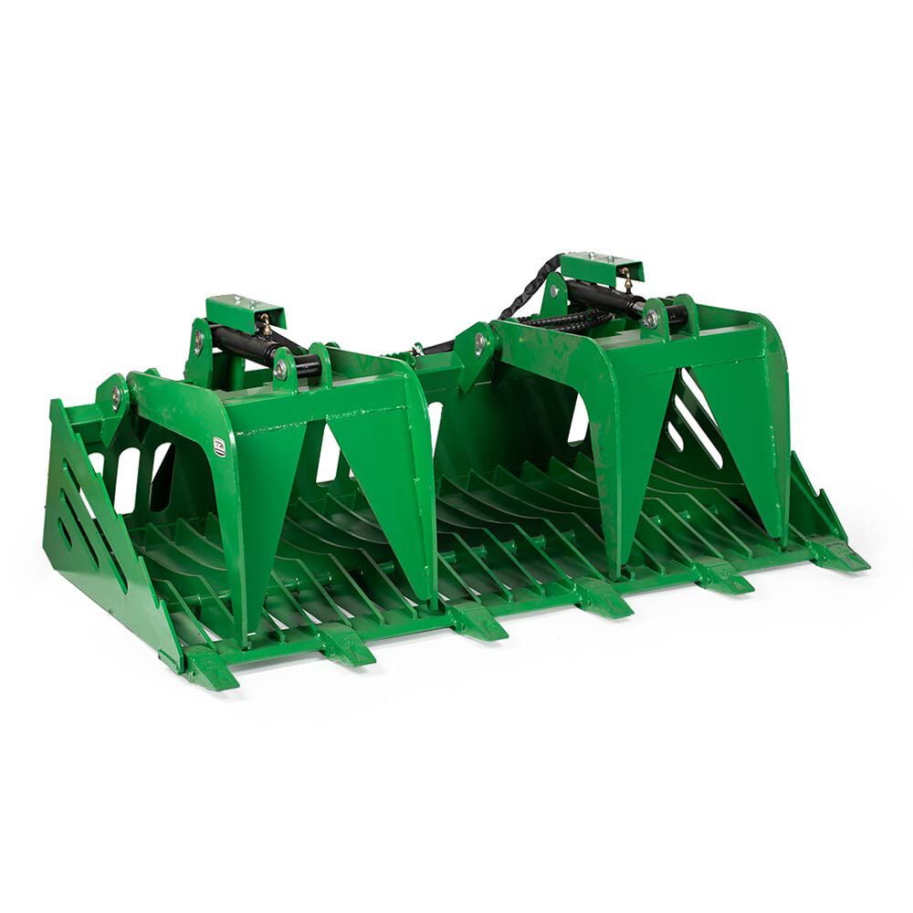 Titan Attachments 72in Fine Grade Rock Grapple Skeleton Bucket with ...