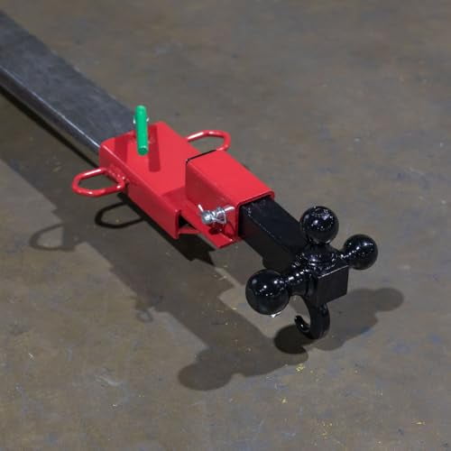 Titan Attachments Clamp On Forklift 2" Hitch Receiver, Single Pallet ...