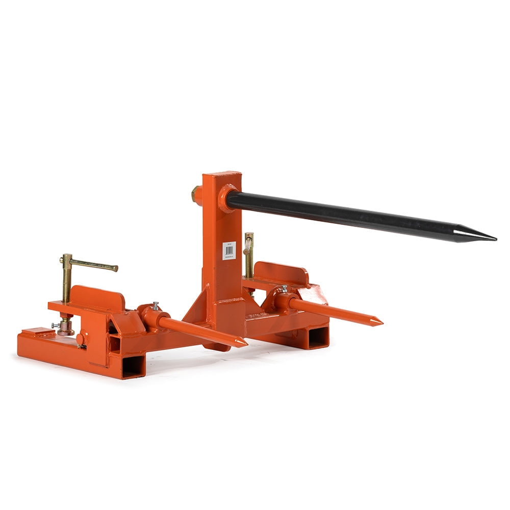 Titan Attachments Clamp-On Hay Spear Frame, 36" Conus 2 Hay Bale Spear ...