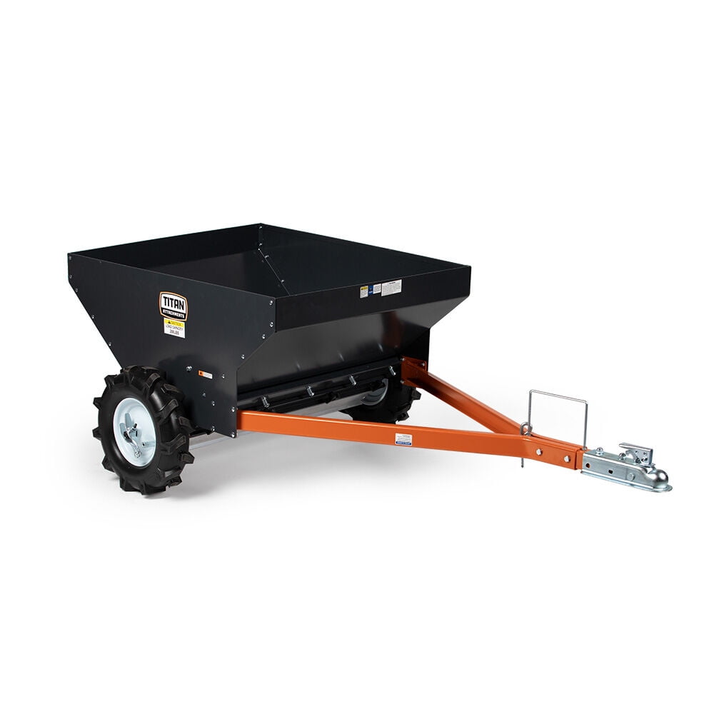 Titan Attachments Compact Manure Spreader, Rated 8.7 Cu. FT, Utility ...