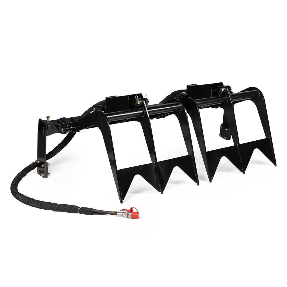 "Titan Attachments 72""-84"" Adjustable Bolt-on Grapple for Skid Steer ...