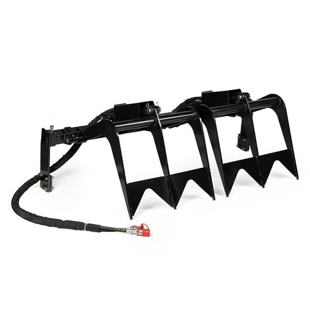 Titan Attachments Dual Adjustable 72"-84" Bolt-on Grapple Attachment ...