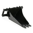 Titan Attachments HD Stump Bucket Tree Scoop V2, Universal Skid Steer ...