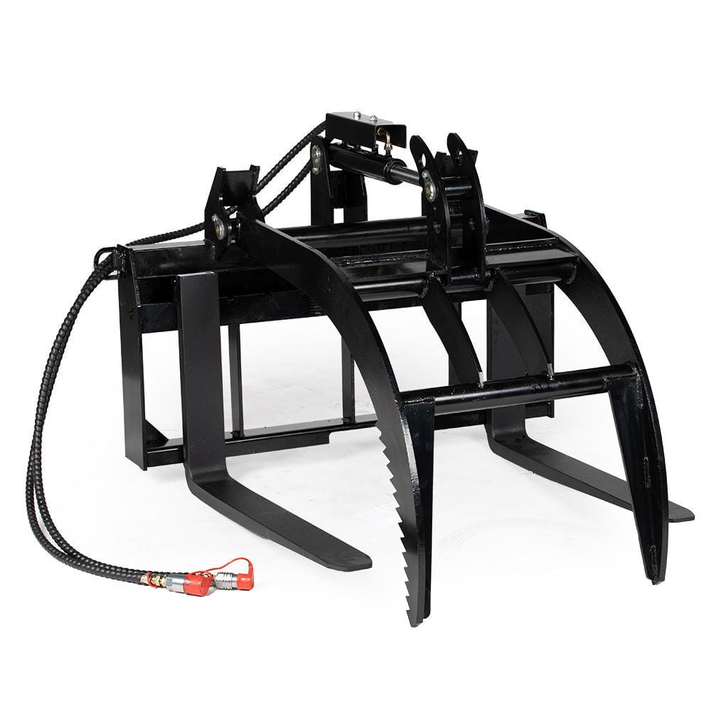 Titan Attachments Tractor Hydraulic Skid Steer Pallet Fork Grapple ...