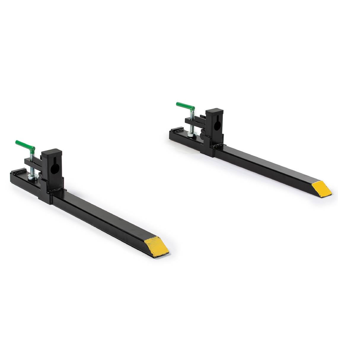 Titan Attachments Light-Duty 43" Clamp-On Pallet Forks, 30" x 3" Fork ...