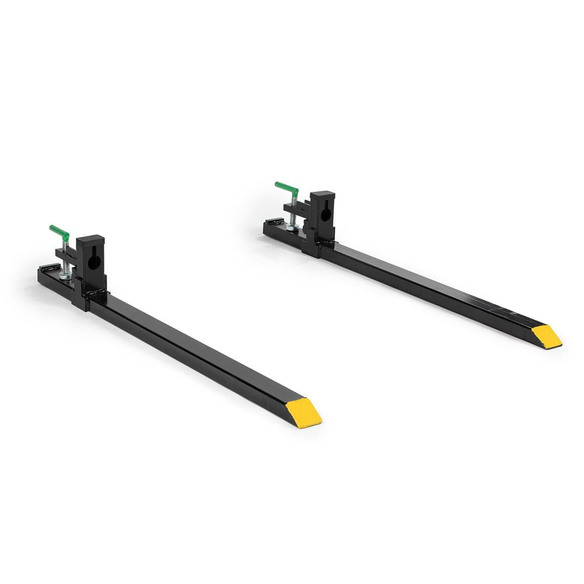 Titan Attachments Light-Duty 60" Clamp-on Pallet Forks, 46" x 3" Fork ...
