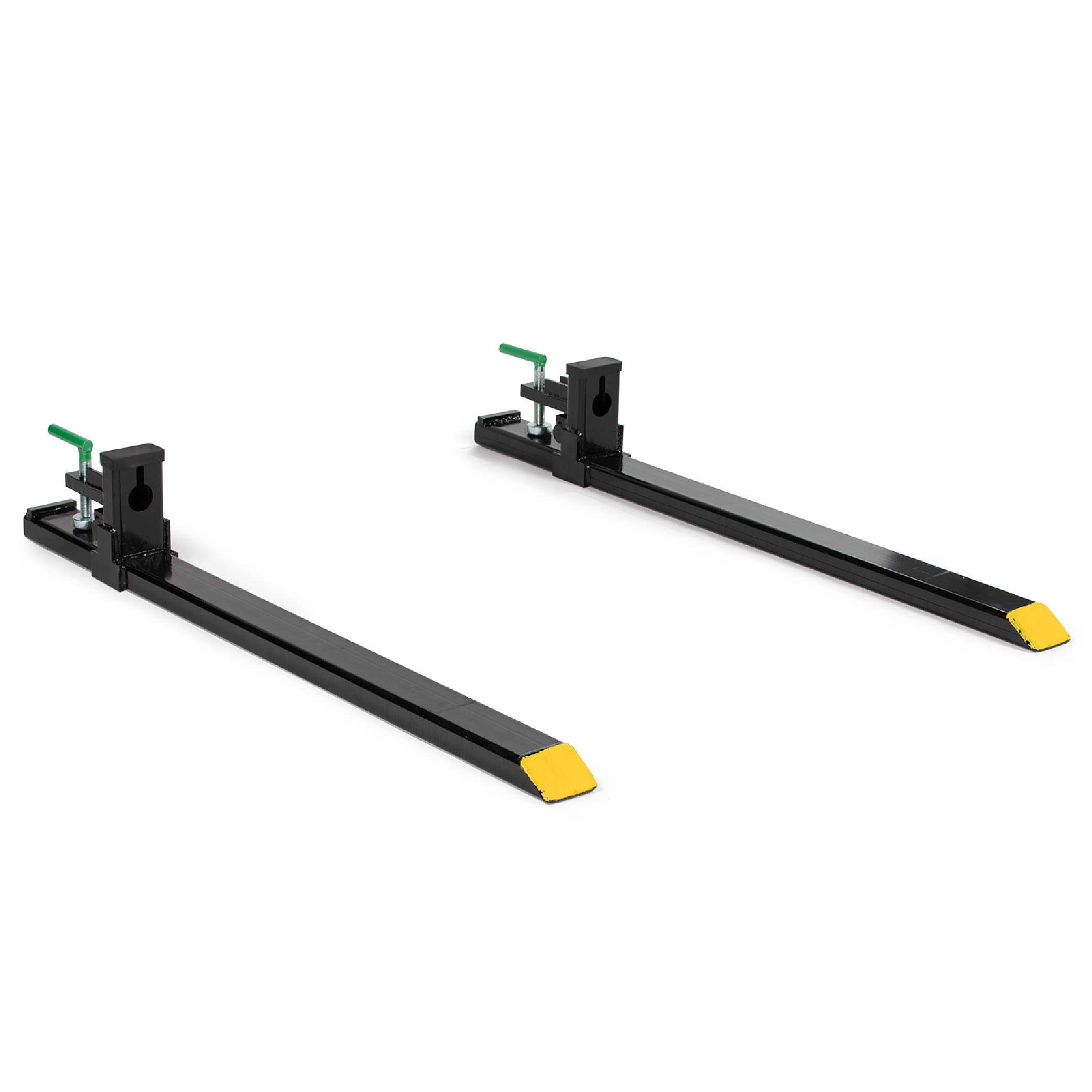 Titan Attachments Medium-Duty 60" Clamp-on Pallet Forks, 46" x 4" Fork ...
