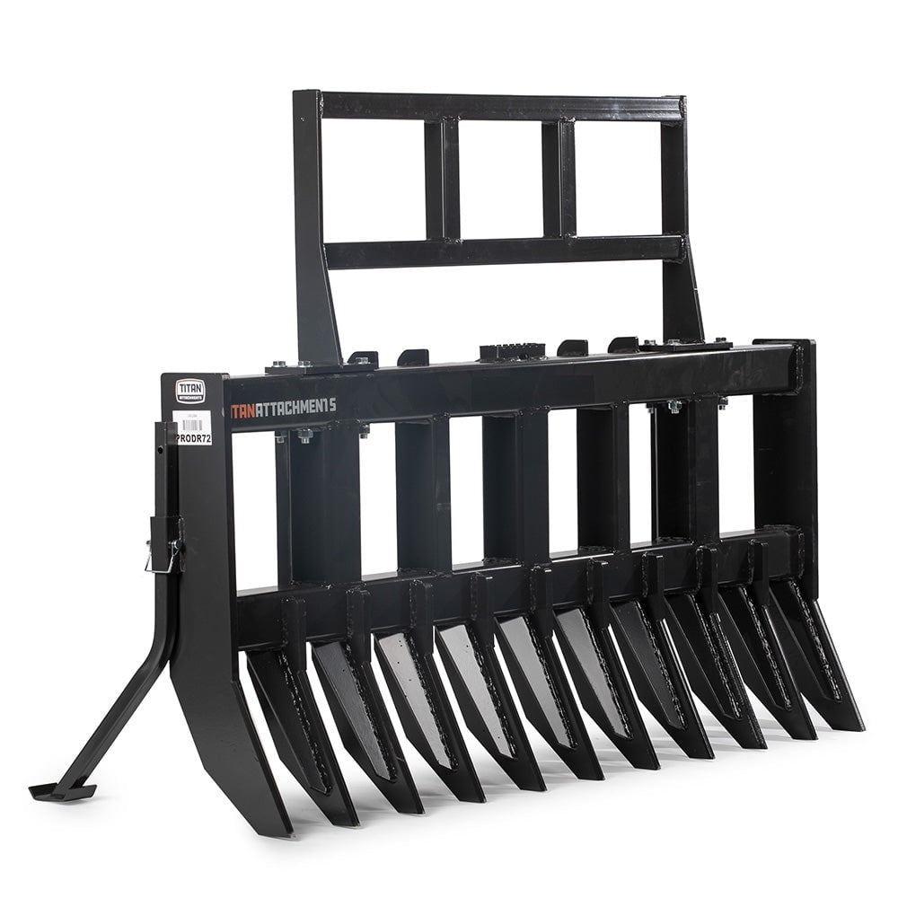 Titan Attachments Pro Series 72" Root Rake Attachment, Universal SSQA ...