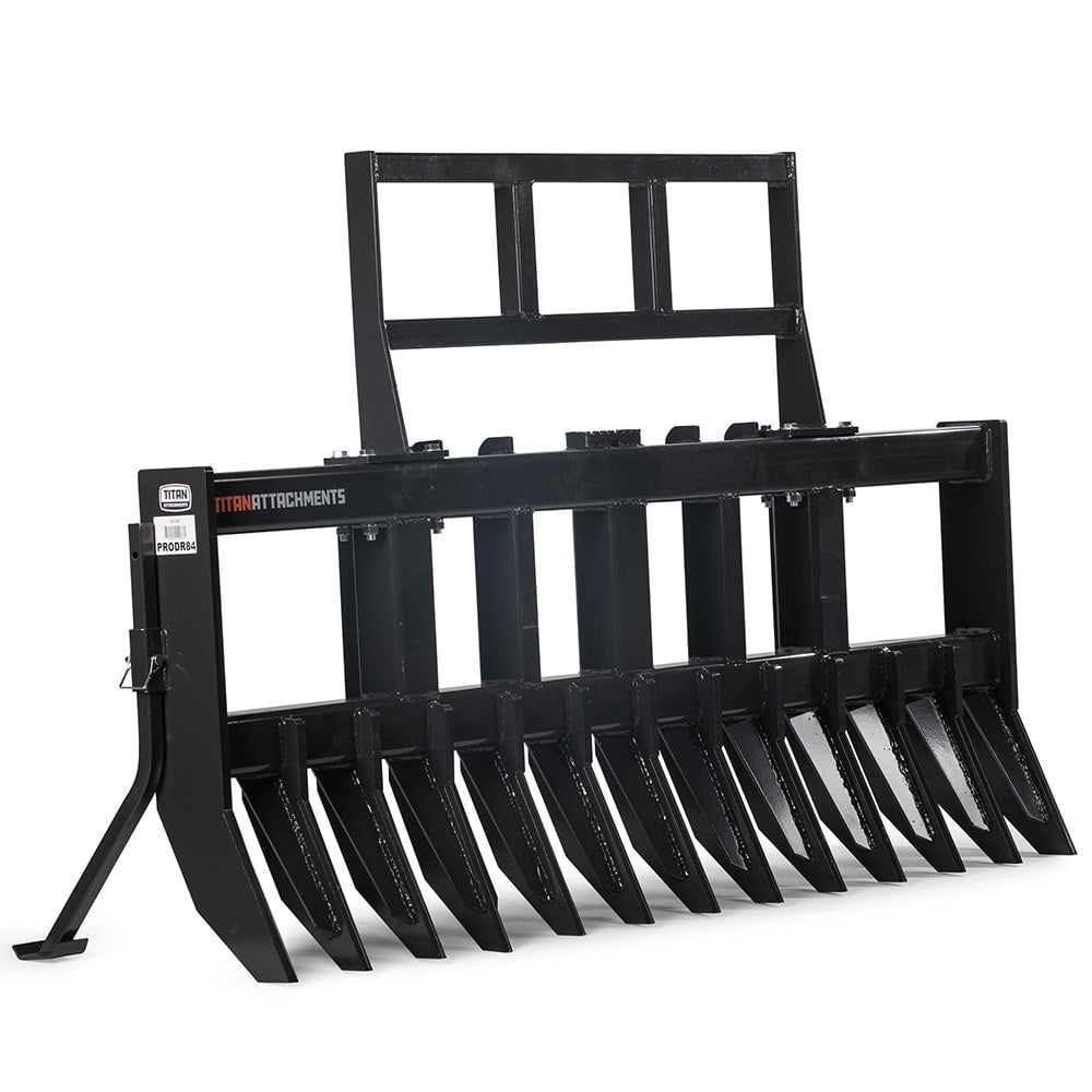 Titan Attachments Pro Series 84" Root Rake Attachment, Universal SSQA ...