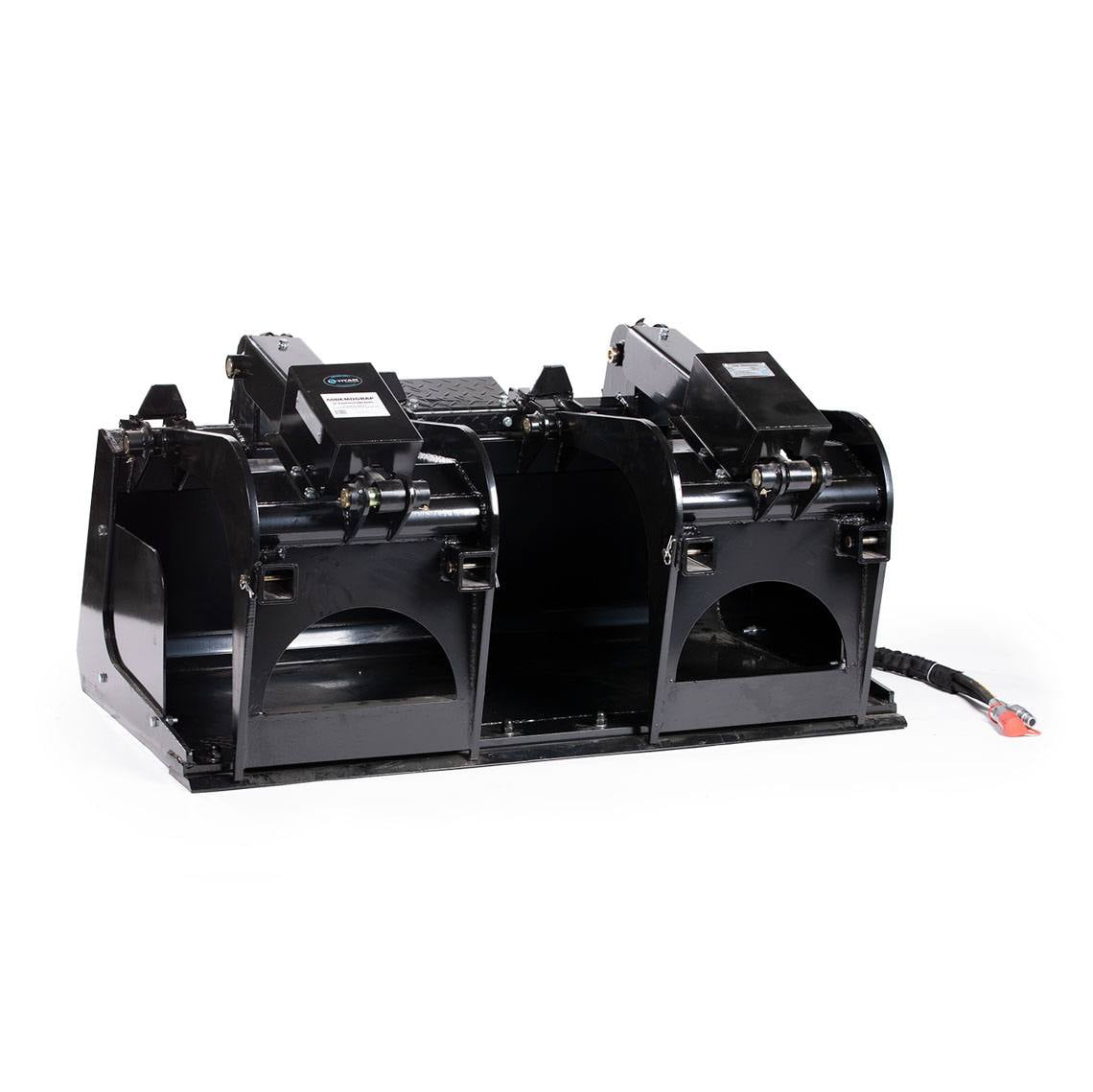 Titan Attachments Skid Steer 60 in. Demolition Grapple Bucket ...