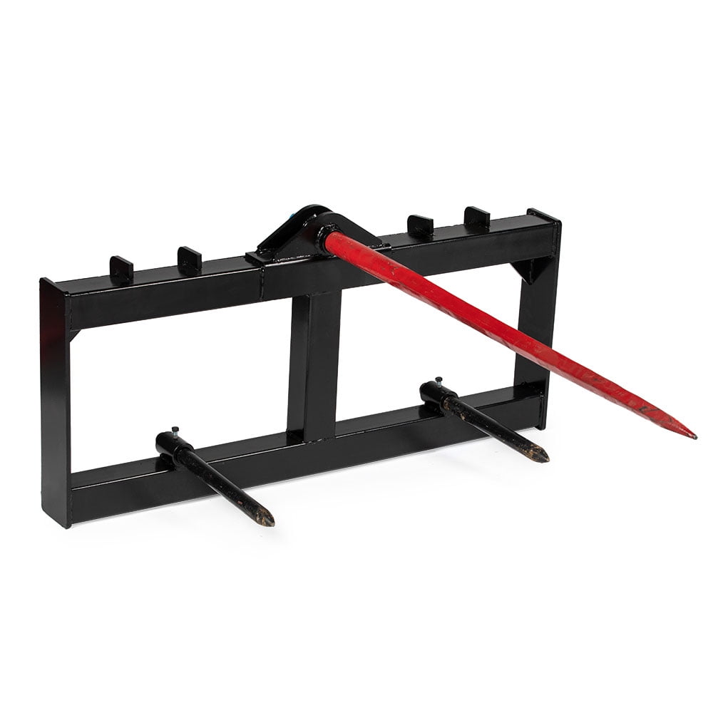 Titan Attachments Skid Steer Hay Frame Attachment, 49" Hay Spear and ...