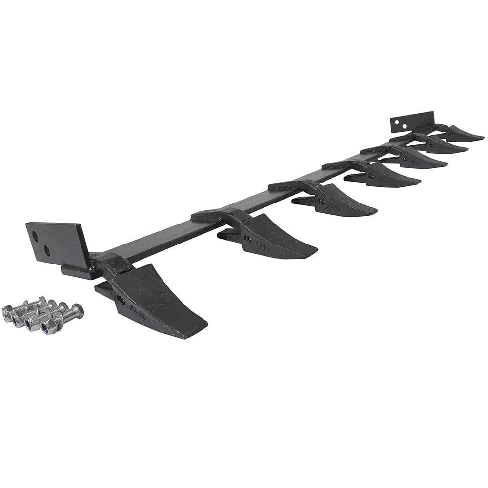 72" United Attachments Heavy Duty Tooth Bar for Buckets, Bolt-On Design ...