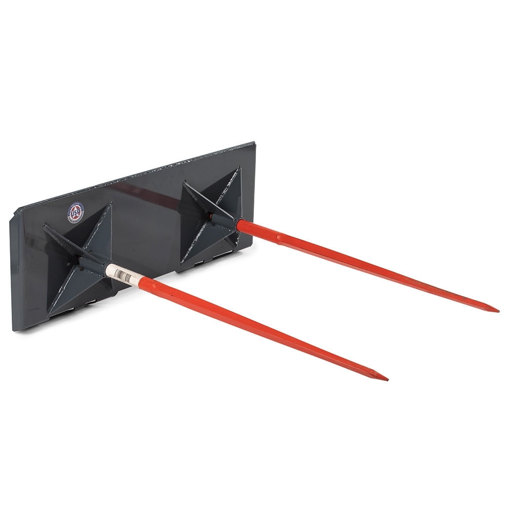 Titan Attachments USA Made Dual Prong 43" Hay Bale Spear Attachment ...