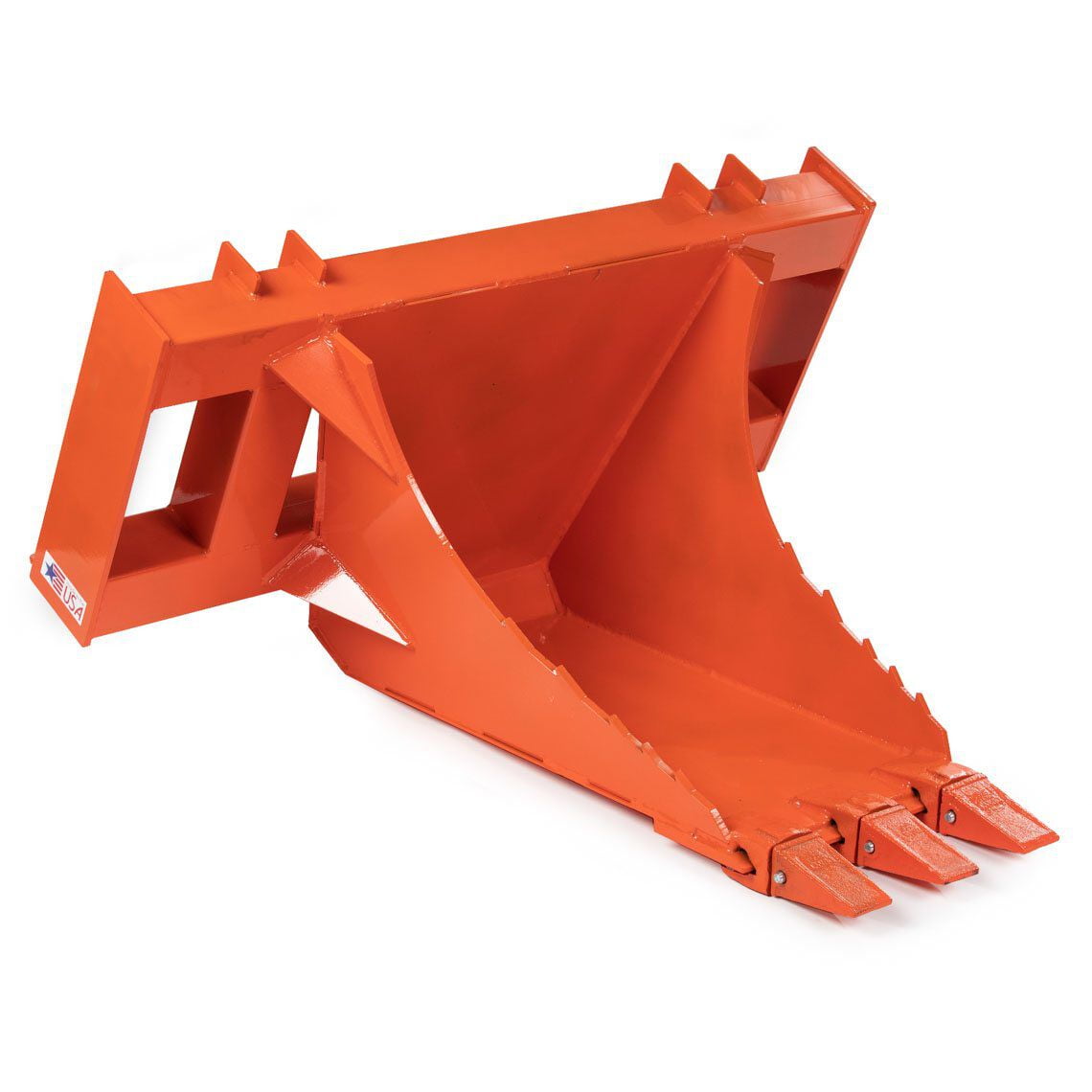 Titan Attachments USA Made Orange Extreme HD Stump Bucket Tree Spade ...