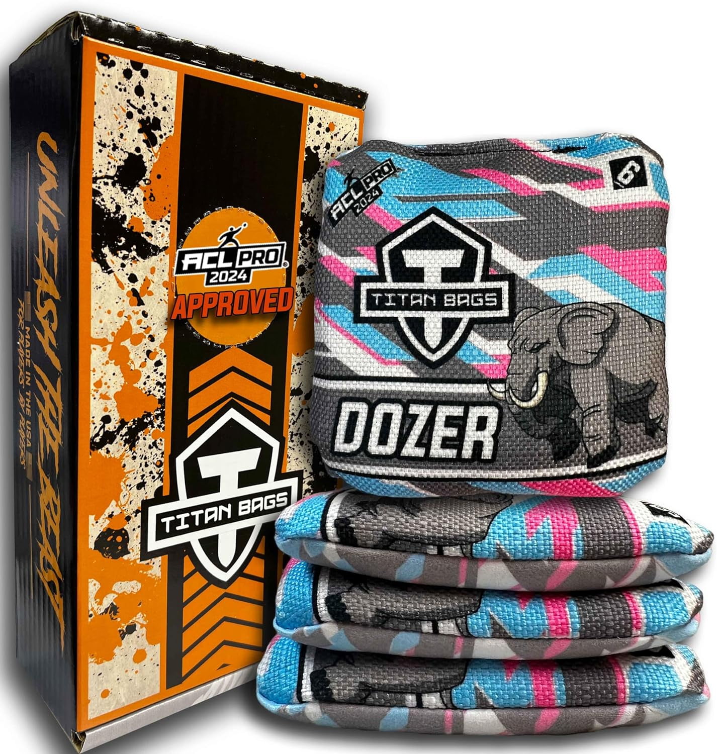 Titan Bags - Dozer Cornhole Bags - ACL PRO Approved, Professional Toss ...