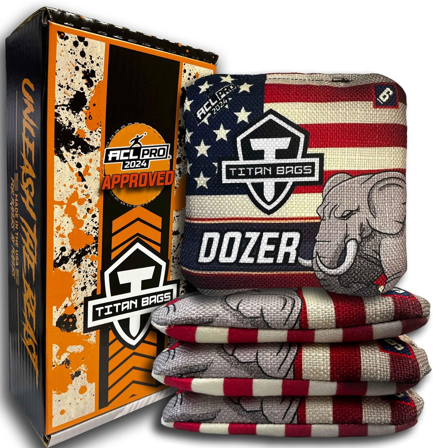 Titan Bags - Dozer Cornhole Bags, ACL PRO Approved, Indoor/Outdoor Use ...