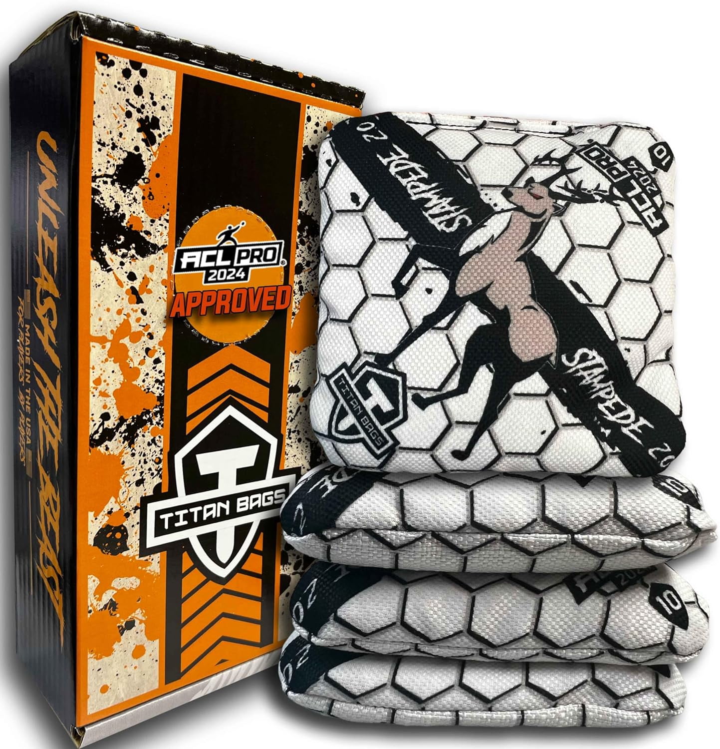 Titan Bags - Official Size Stampede 2.0 Cornhole Bean Game, ACL PRO ...