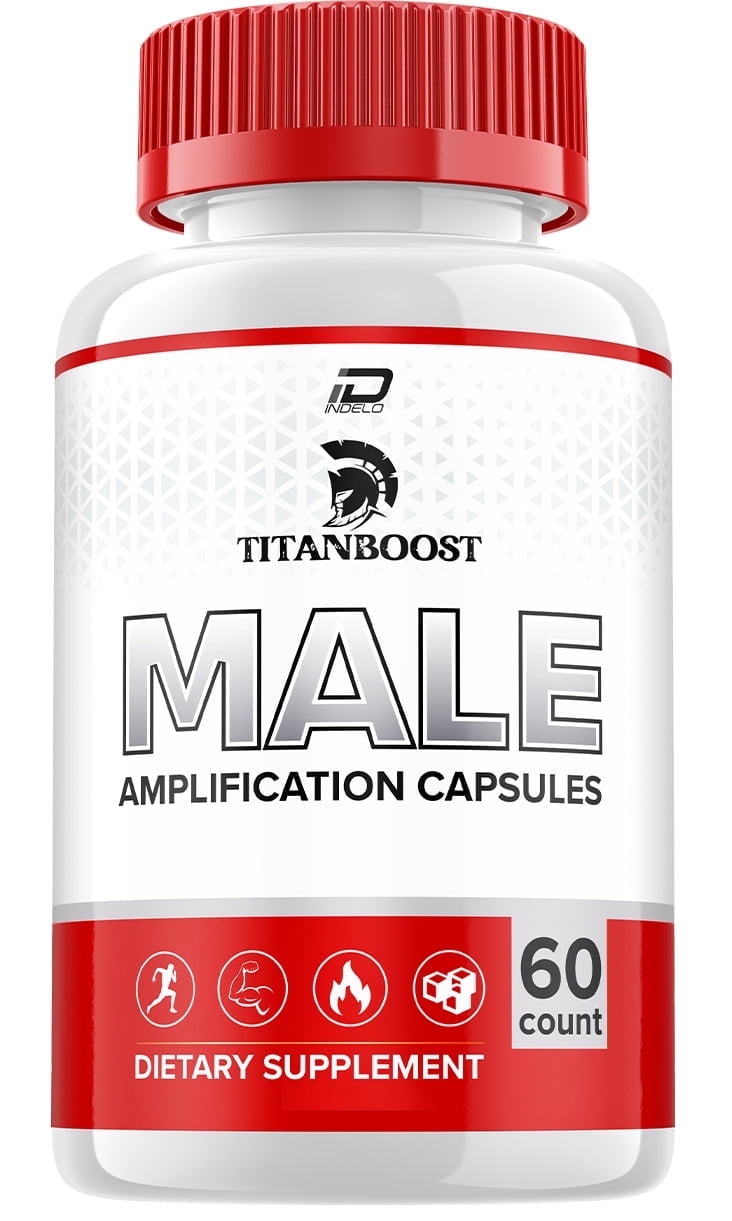 Titan Boost for Men Pills – TitanBoost Amplification Capsules, 60 ...