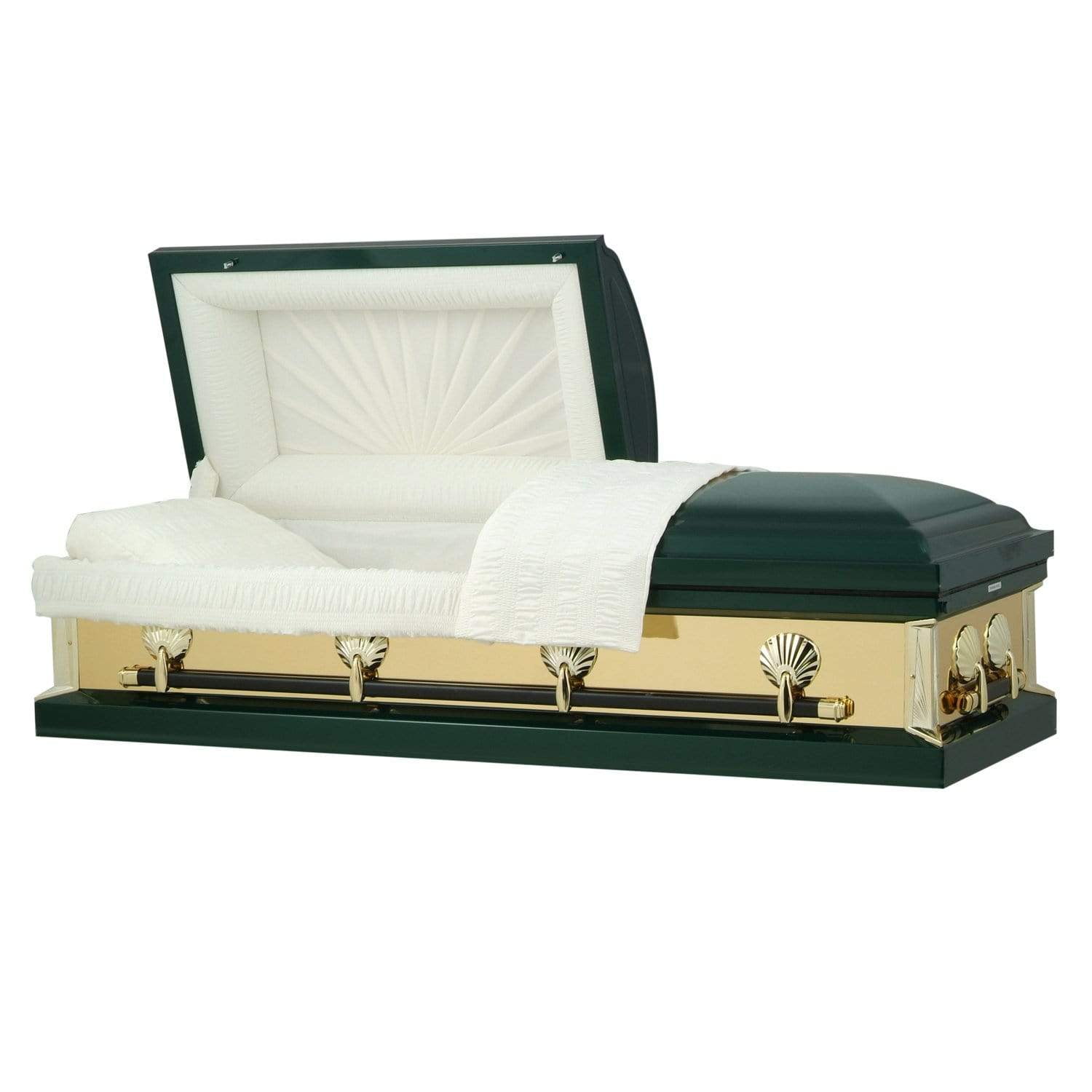 Titan Casket, Reflections Series Funeral Casket in Hunter Green ...